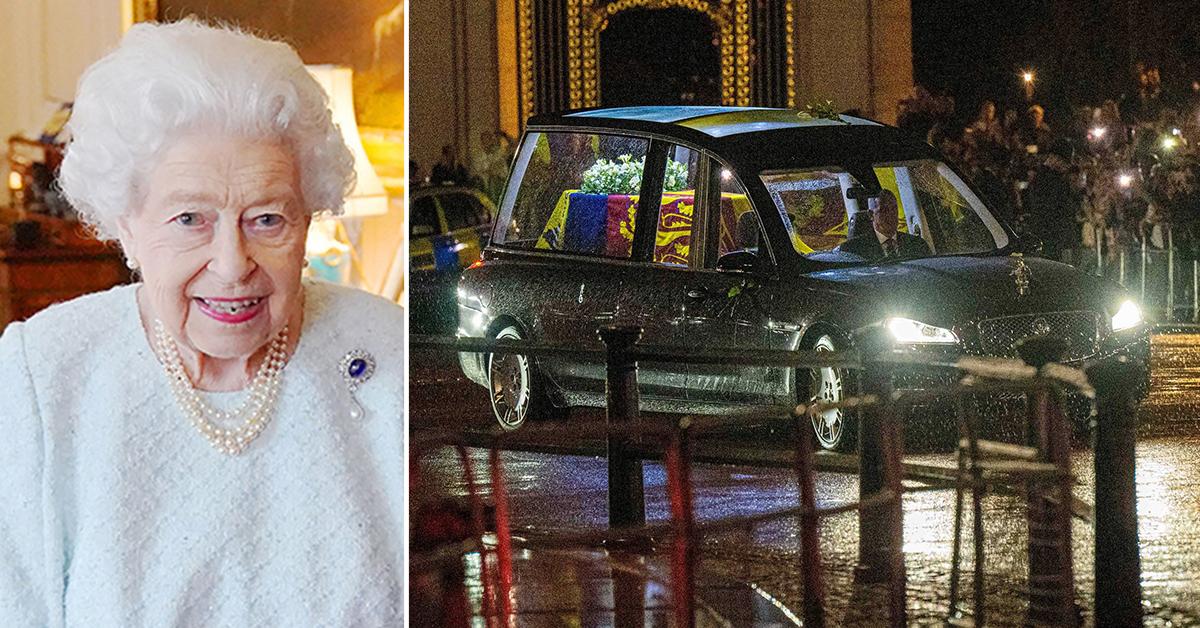 Queen Elizabeth's Body Arrives At Buckingham Palace For Final Time