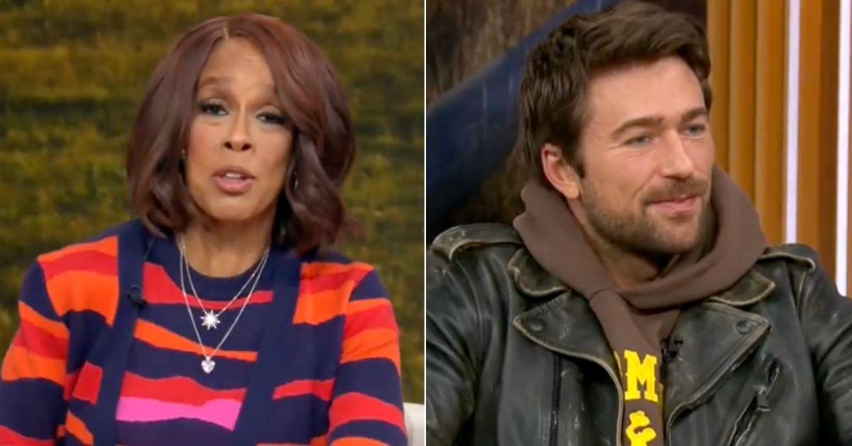 Gayle King Asks Brandon Sklenar If He's 'Team Blake or Team Justin'