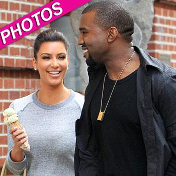 Kim Kardashian And Kanye West Take Their Love To The Streets