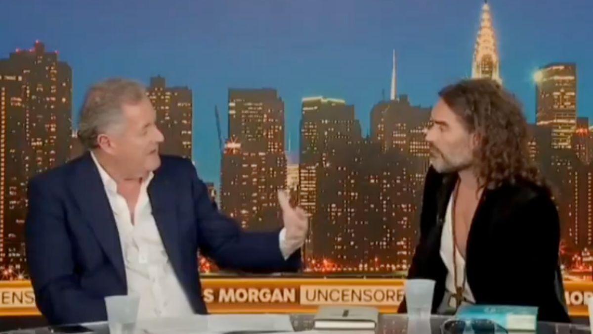 Russell Brand Scrambles To Find Bible Verse On Live TV