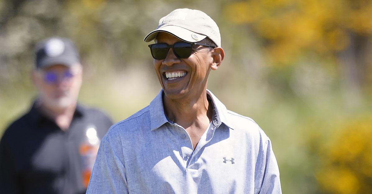 Barack Obama Unbothered On Golf Course After Catching Heat For '700 ...