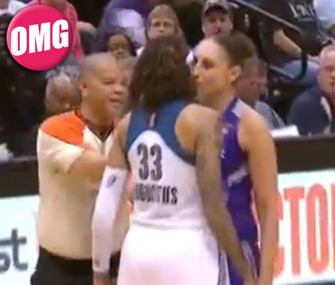 WNBA Star Kisses Opponent On Court, They're BOTH Issued Fouls