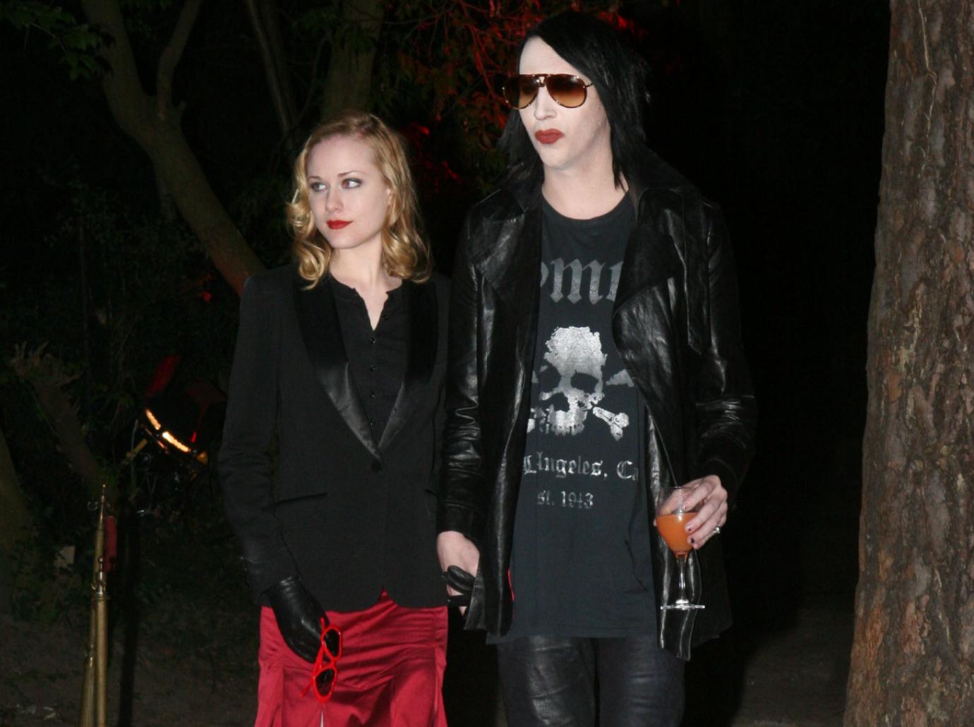 Marilyn Manson's Ex Evan Rachel Wood Tells Jamie Bell She's Scared For ...