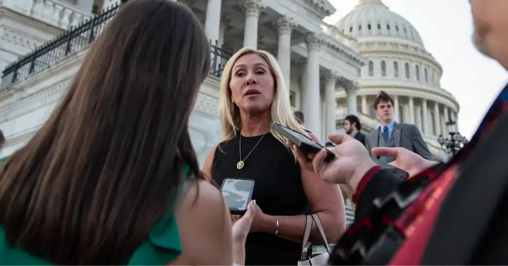Marjorie Taylor Greene Says Epstein Files Dispute Pushed Trump 'Over ...