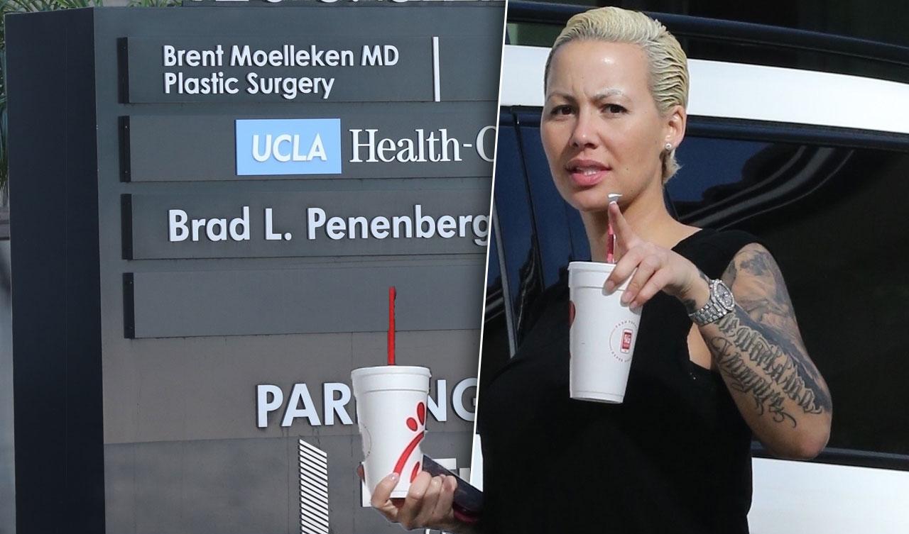 New Photos: Amber Rose Steps Out After Boob Reduction Surgery