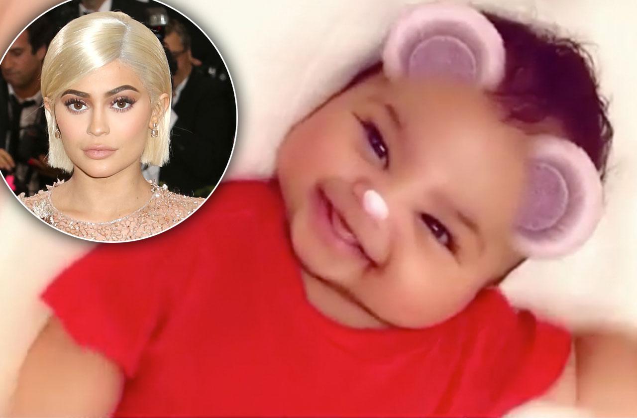 Kylie Jenner Shares Sweet Videos & Photos Of Smiling Stormi Before Date