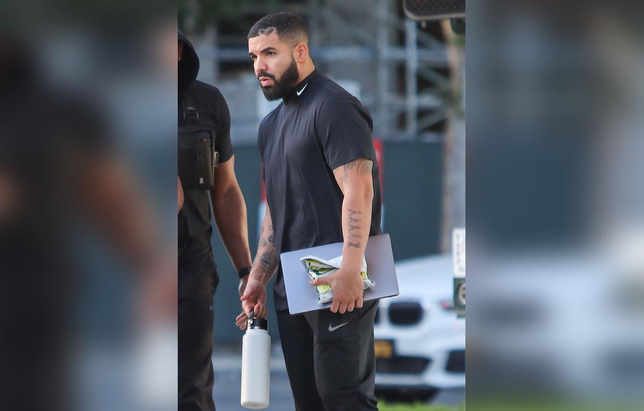 'Certified Loverboy' Drake Flexes His Giant Muscles As He Leaves LA ...