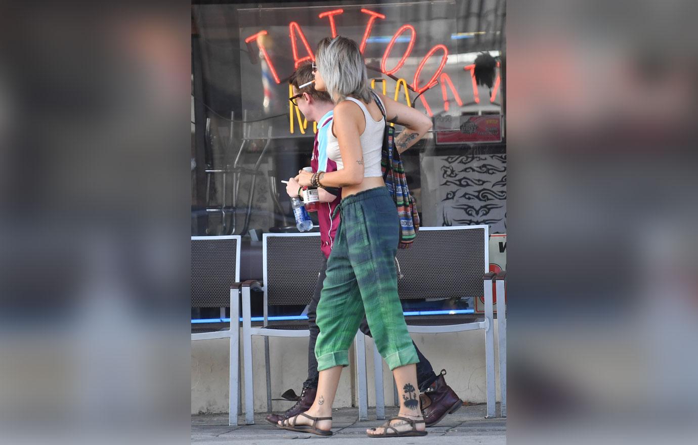 Paris Jackson & Macaulay Culkin Show Off Matching Spoon Tattoos