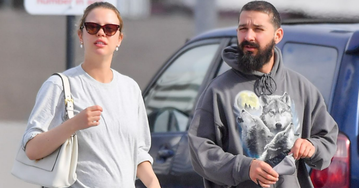 Mia Goth & Shia LaBeouf Spotted Out For The First Time With New Baby