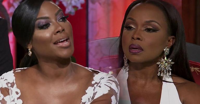 Shocking Accusation Kenya Moore Claims Phaedra Parks Got Boob Job