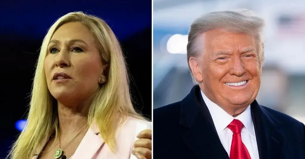 Marjorie Taylor Greene Compares Donald Trump To Jesus At Vegas Rally Marjorie Taylor Greene Compares Donald Trump To Jesus At Vegas Rally