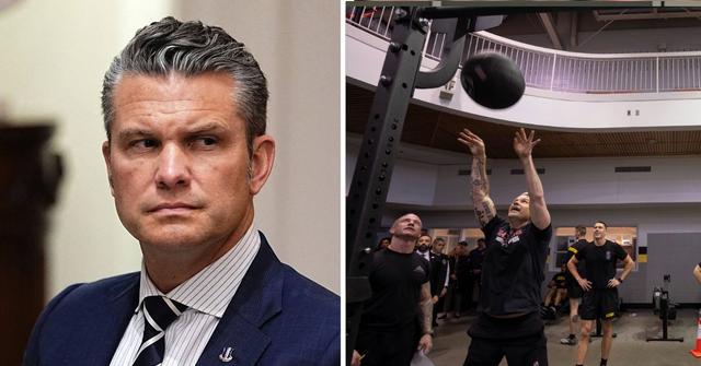 'Insecure' Pete Hegseth Mocked for Posting 'Pathetic' Workout Videos