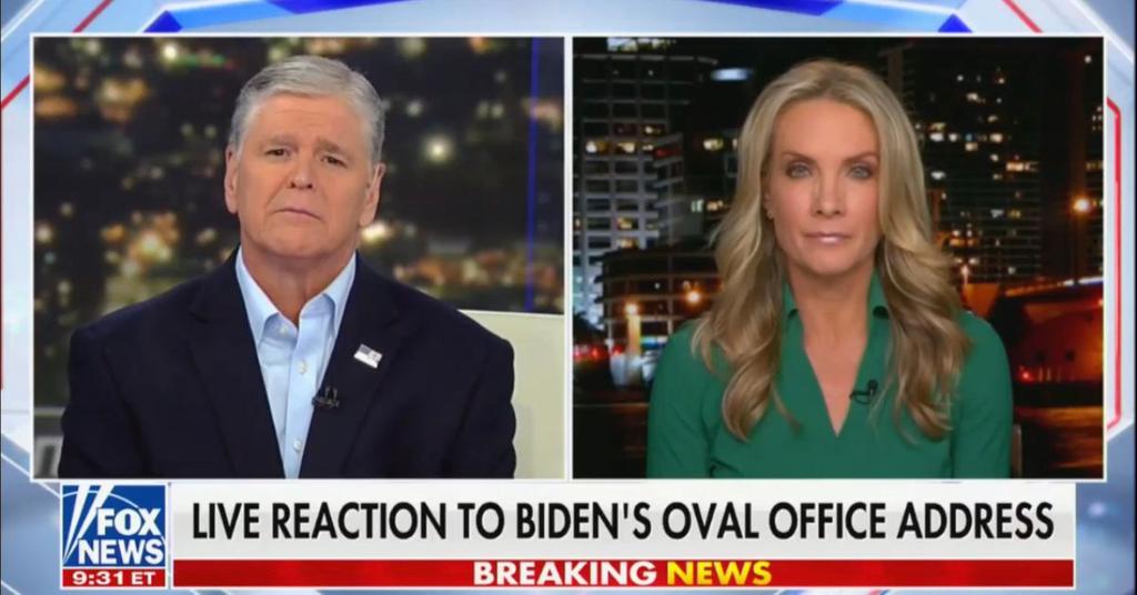 Sean Hannity Pans Biden's Speech Urging Aid for Israel and Ukraine
