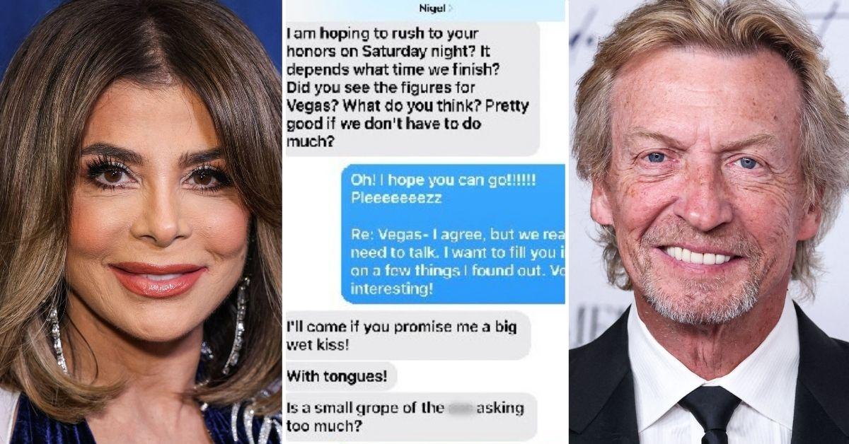 Nigel Lythgoe Begs Paula Abdul to 'Jump in The Pool Naked With Me' in ...