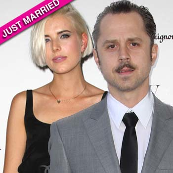 Just Married! Giovanni Ribisi Secretly Weds Supermodel Agyness Deyn