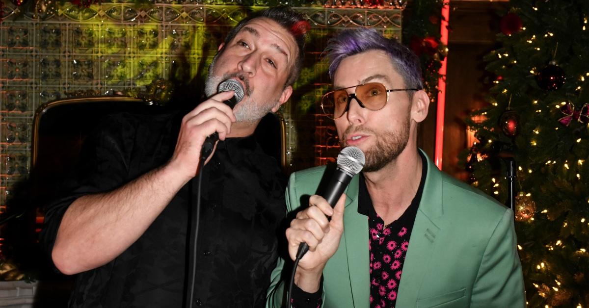 Joey Fatone and Lance Bass Rock Star-Studded Holiday Party With ...
