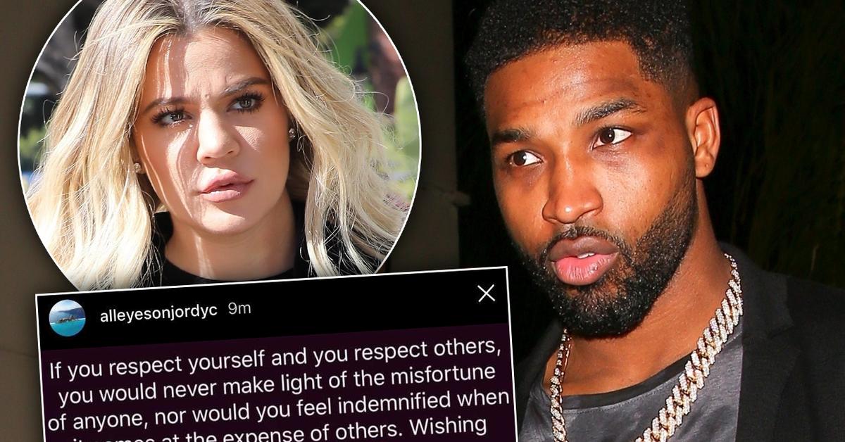 Khloe Kardashian Tristan Thompson Cheating Baby Mama Jordan Craig