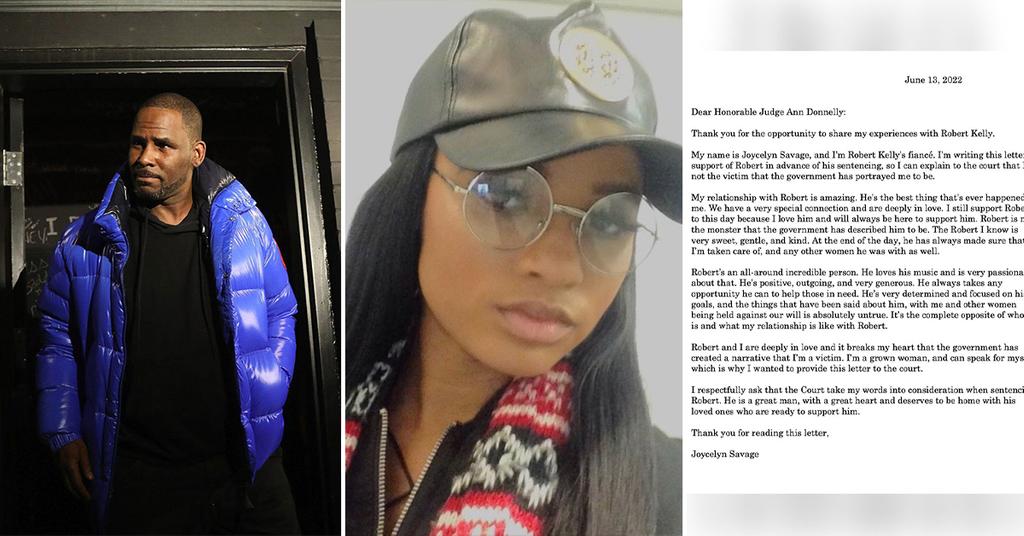 R. Kelly’s Fiancée Joycelyn Savage Wrote Bombshell Letter To Judge ...