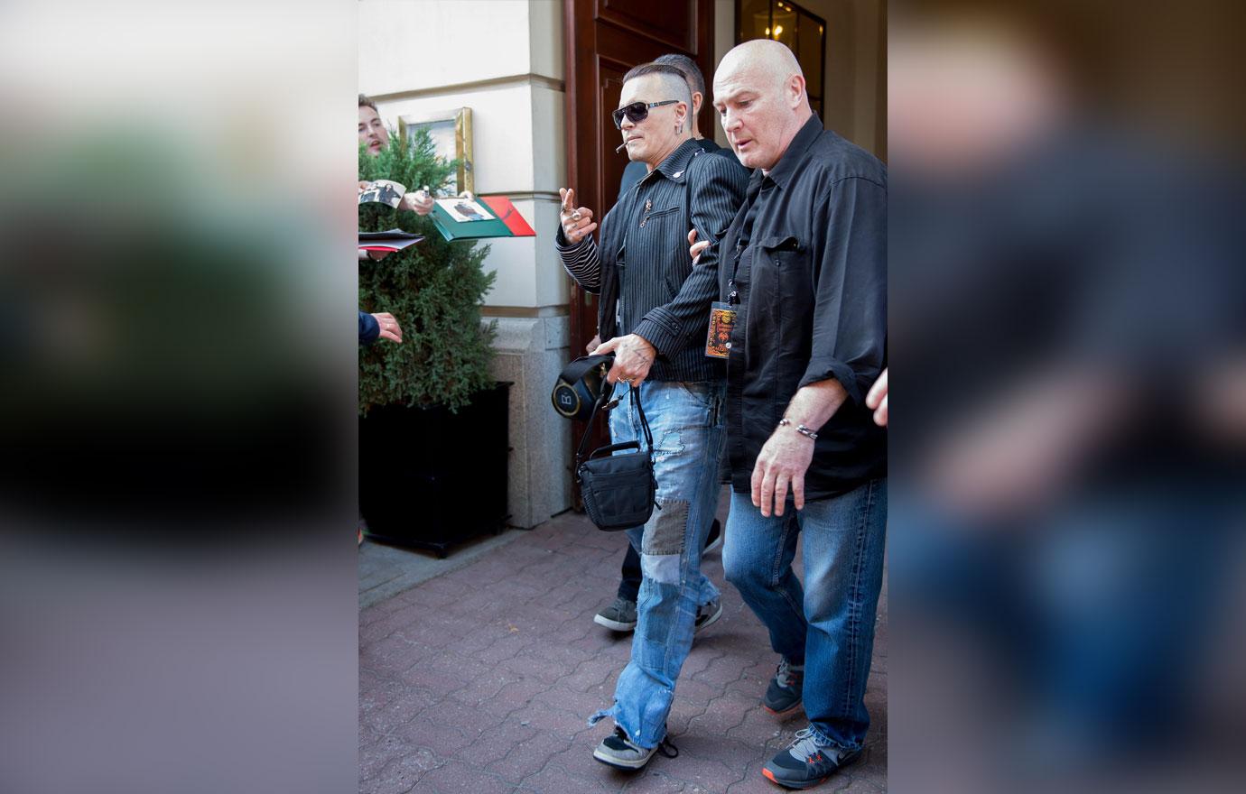 Johnny Depp Sports Shaved Head, Extreme Weight Loss In New Photos