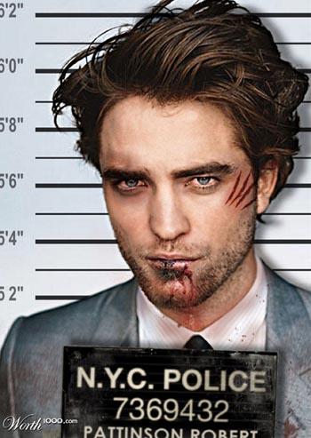 Celebrities bloodied and bruised in fake mugshots for online art ...