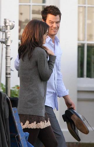 Josh Duhamel and Katie Holmes Film for The Romantics