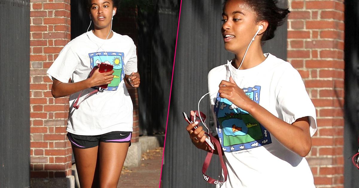Malia Obama Goes For A Jog In Tiny Shorts Around Harvard