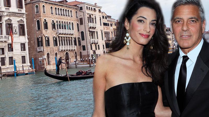 More Wedding Details! George Clooney Reveals He Will Wed Fiancee Amal Alamuddin In Venice, Italy ...