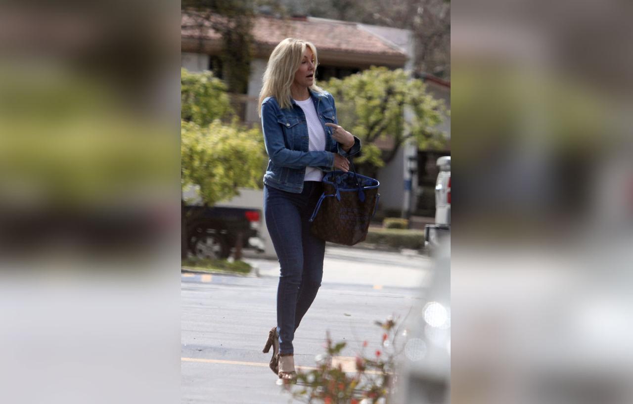 Heather Locklear Looks Healthy Leaving Church After Rehab