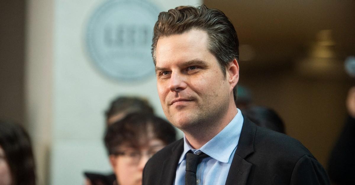 Matt Gaetz Sues To Block Release Of Sordid House Ethics Report