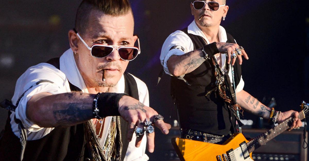 Johnny Depp Performs After Booze Bender Revelations