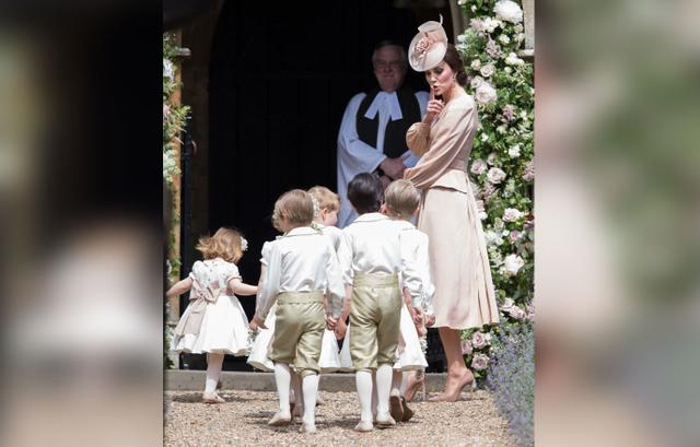 [PICS] Prince George Caught Crying At Pippa Middleton's Wedding