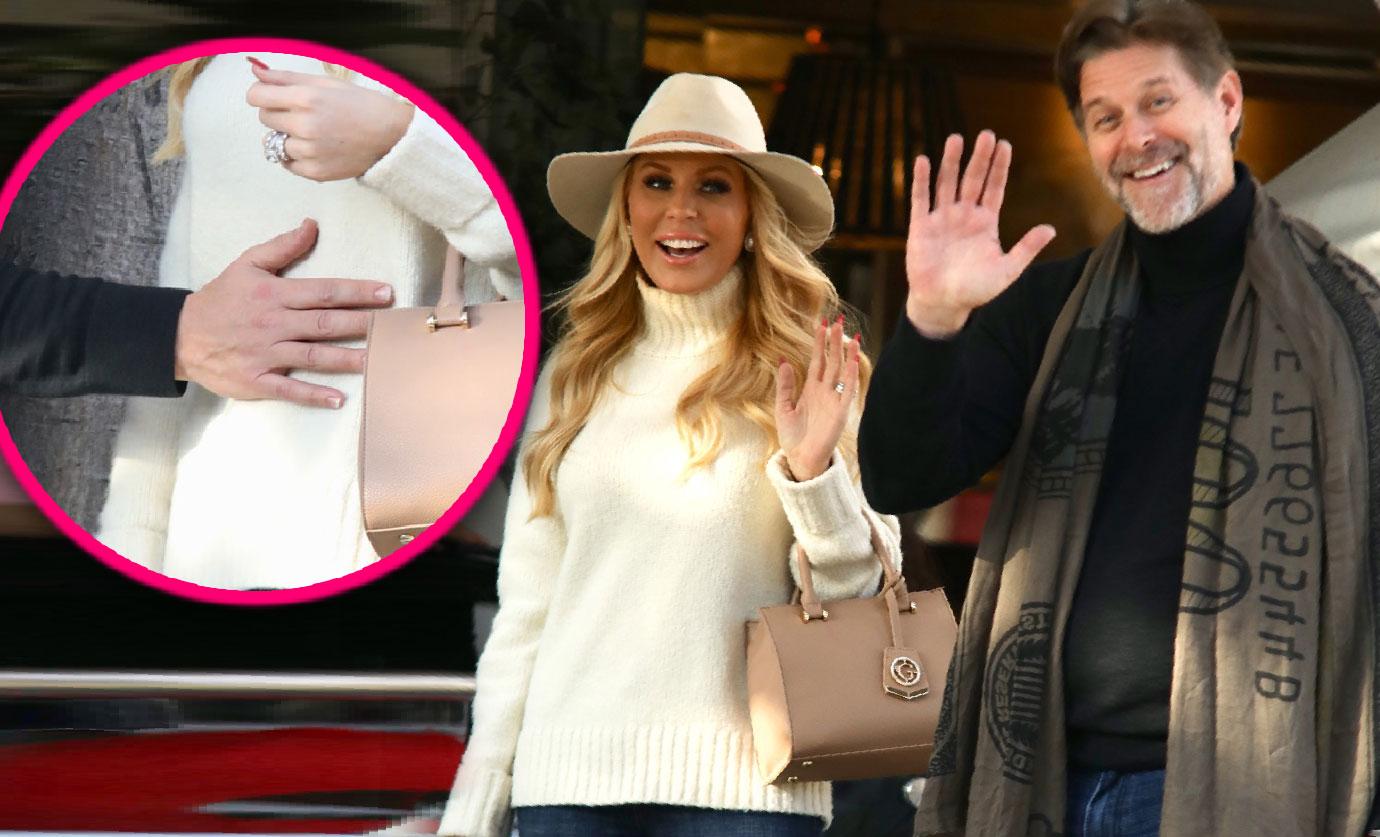 Pregnant Gretchen Rossi And Slade Smiley Show PDA On Restaurant Outing