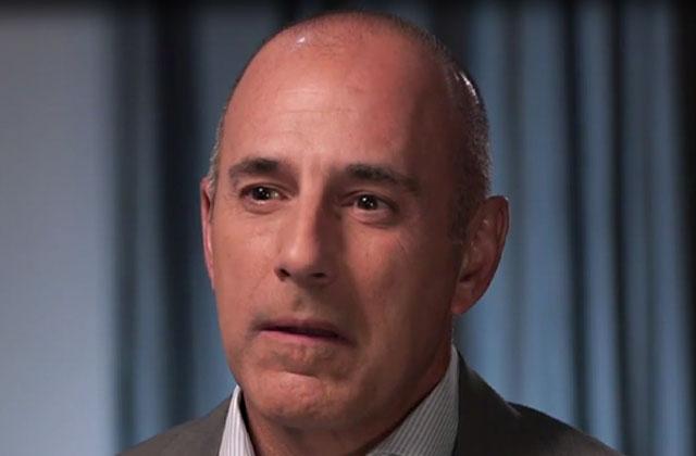 EXCLUSIVE: Matt Lauer Suffers Emotional Breakdown On The 'TODAY' Show Set