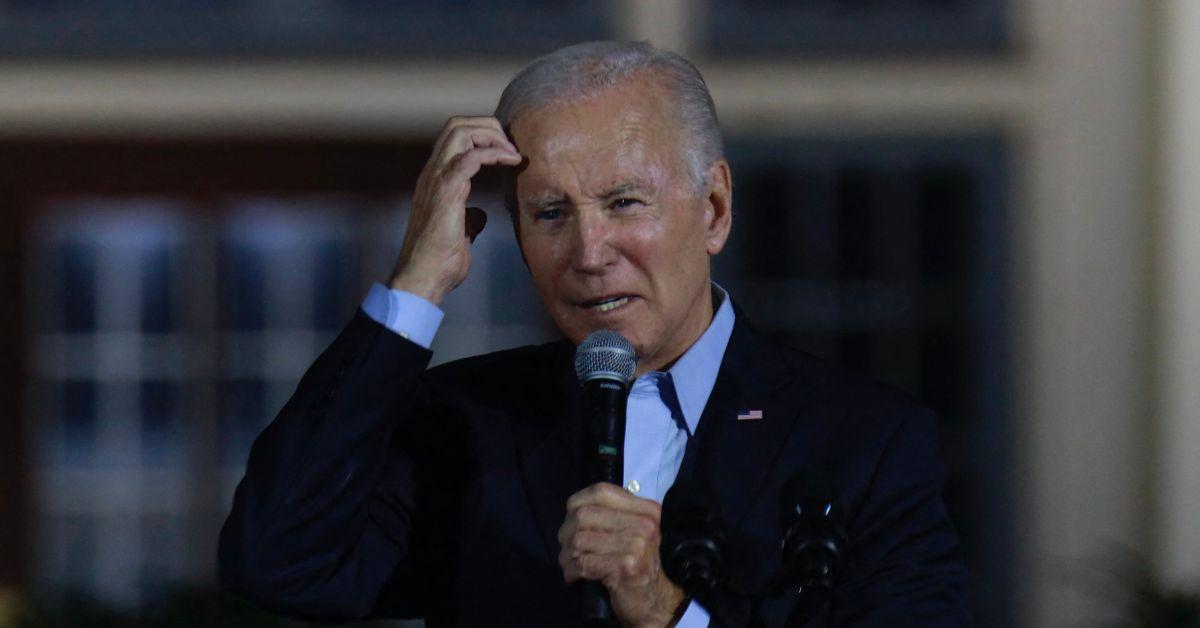 Joe Biden Almost Stumbles Off Stage During Rally In New York Joe Biden Almost Stumbles Off Stage During Rally In New York