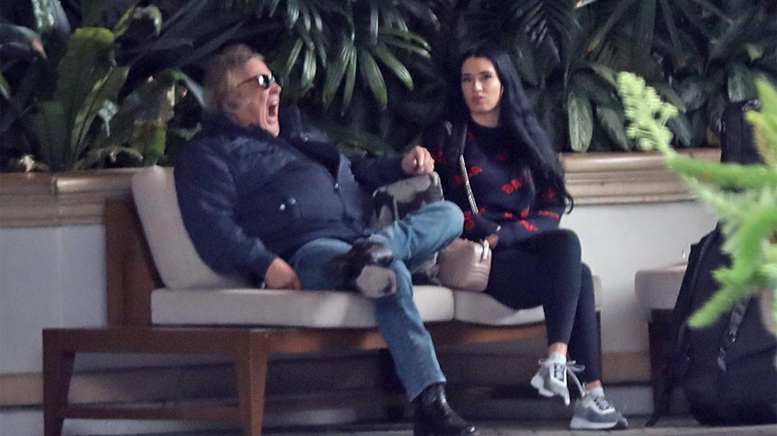Don McLean Acts Bored While Out With Girlfriend Paris Dylan