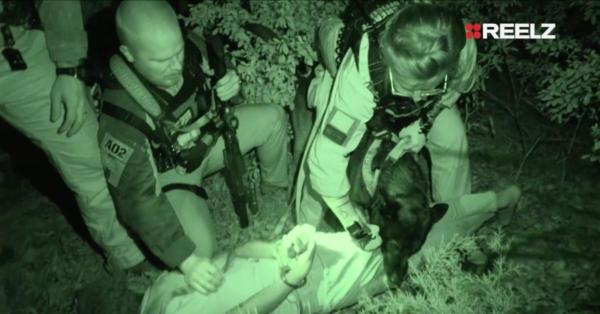 Shocking Footage Shows K-9 Police Dog Catch Suspected Kidnapper