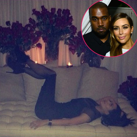 Kim Kardashian Shows Off 'A Thousand Roses' From Kanye West On ...