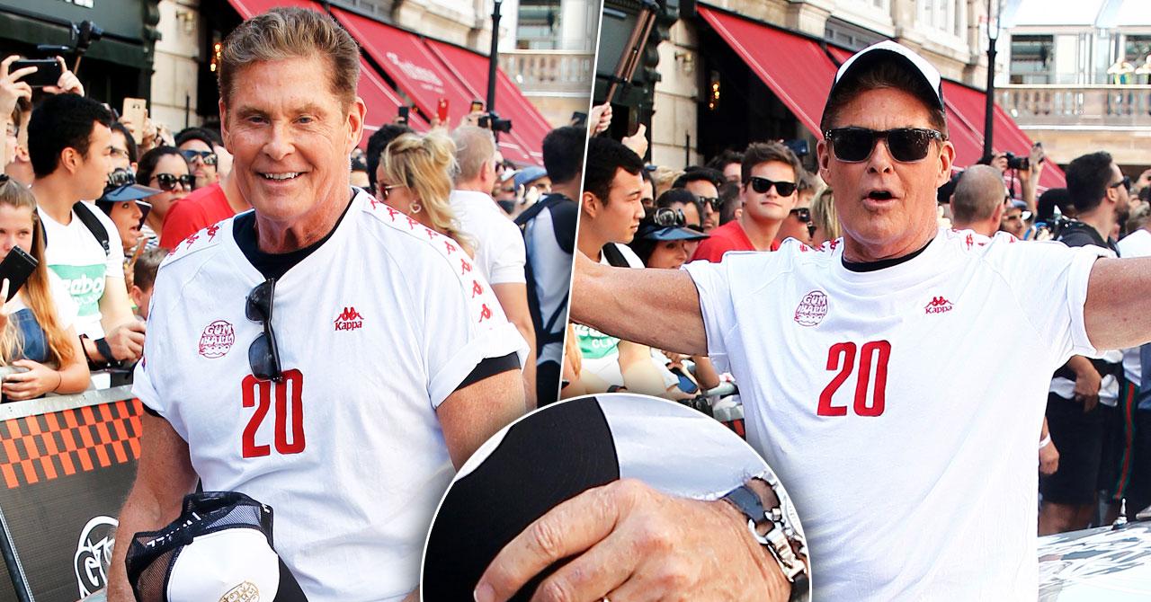 David Hasselhoff Wears Ring After Wedding To Young Wife
