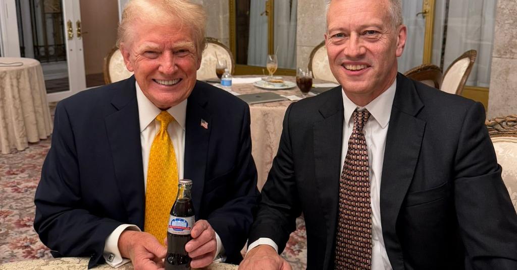Donald Trump Officially Welcomes Diet Coke Button Back to Oval Office