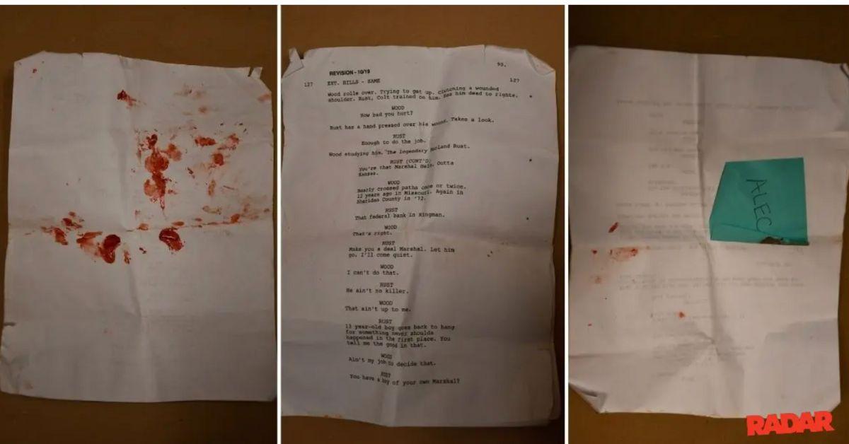 EXCLUSIVE: 'Rust' Crime Scene Photos Expose Shooting Aftermath
