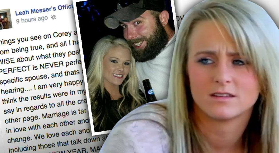 Leah Messer Slams Ex Corey Simms’ Marriage— And Claims She & Hubby ...