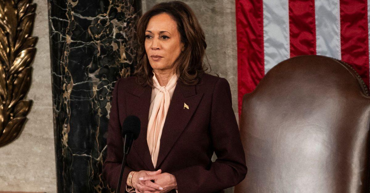 Kamala Harris' Emotions Show As She Declares Trump The 2024 Winner