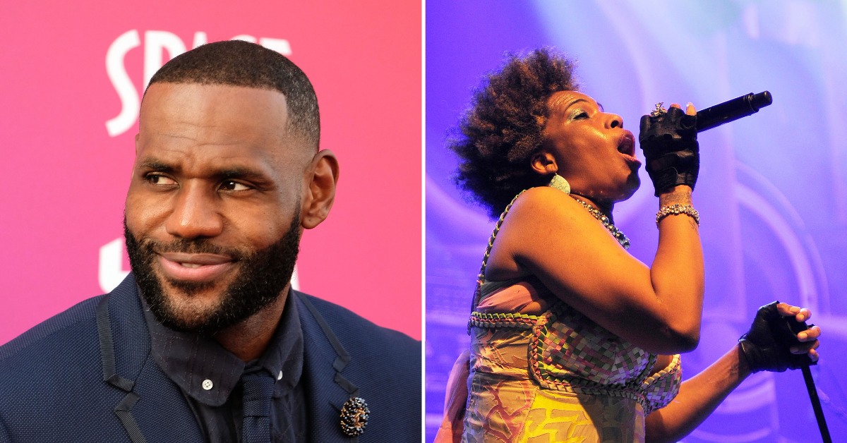LeBron James Struggles To Hold Back Laughter During Macy Gray's Performance