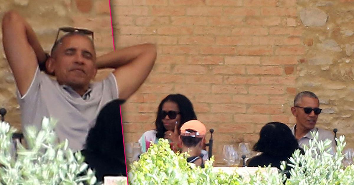 [PICS] Barack & Michelle Obama Spotted On Italian Getaway