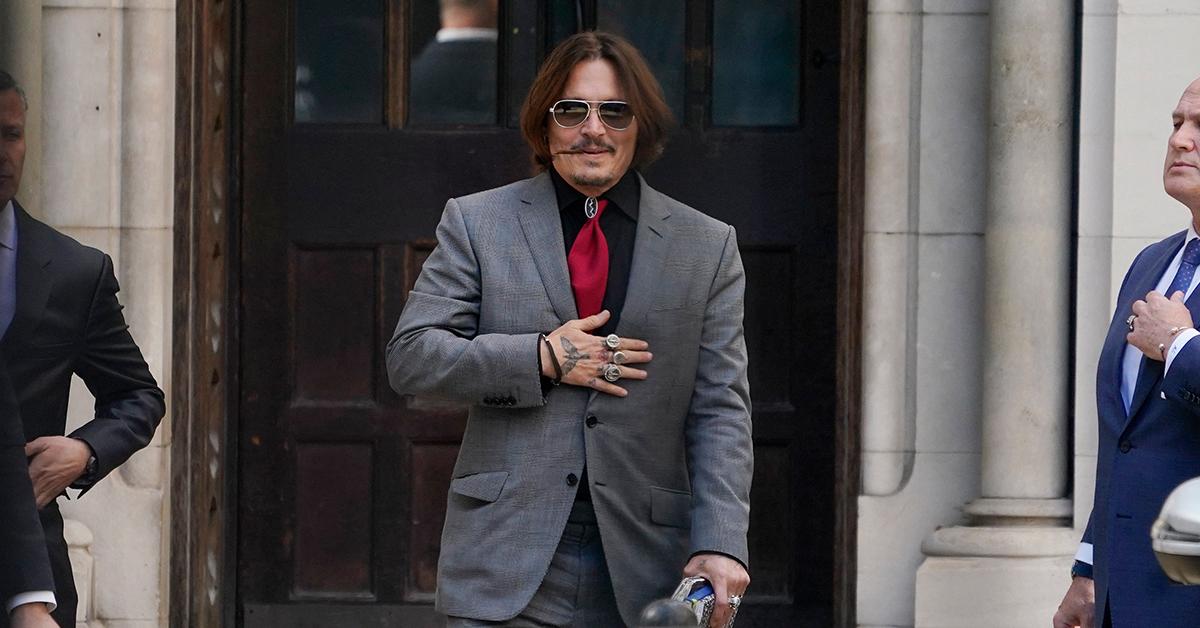Johnny Depp Spotted In England During Break From Amber Heard Trial Drama
