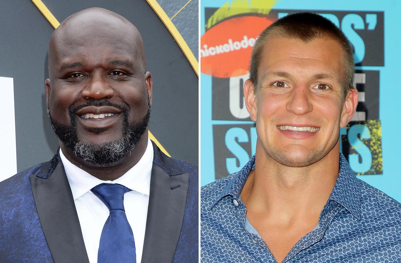 Shaquille O’Neal, Rob Gronkowski Team Up for a Good Cause