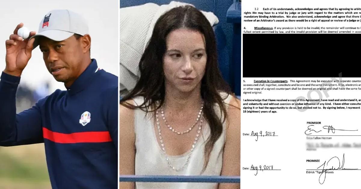 See The 2017 NDA Tiger Woods Made Ex-Girlfriend Erica Herman Sign ...