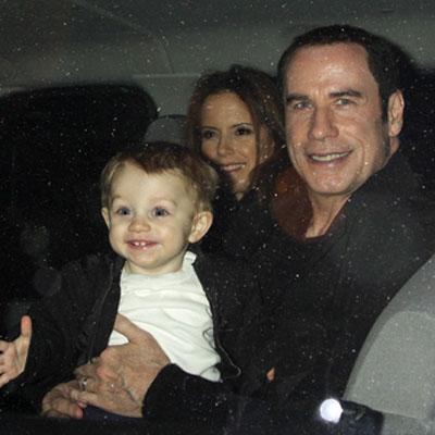 John Travolta Can’t Stop Smiling With Adorable Baby Benjamin