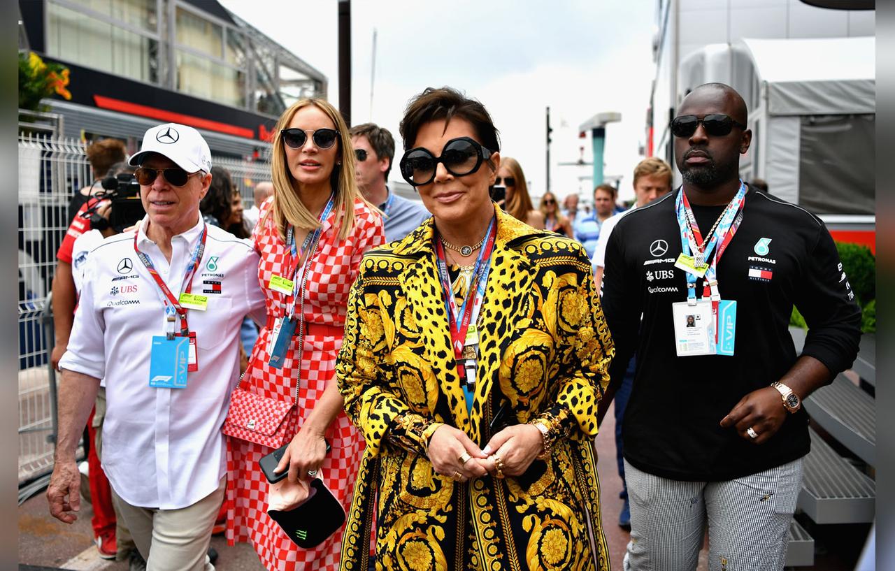 Kris Jenner And Corey Gamble Hit Monaco Grand Prix
