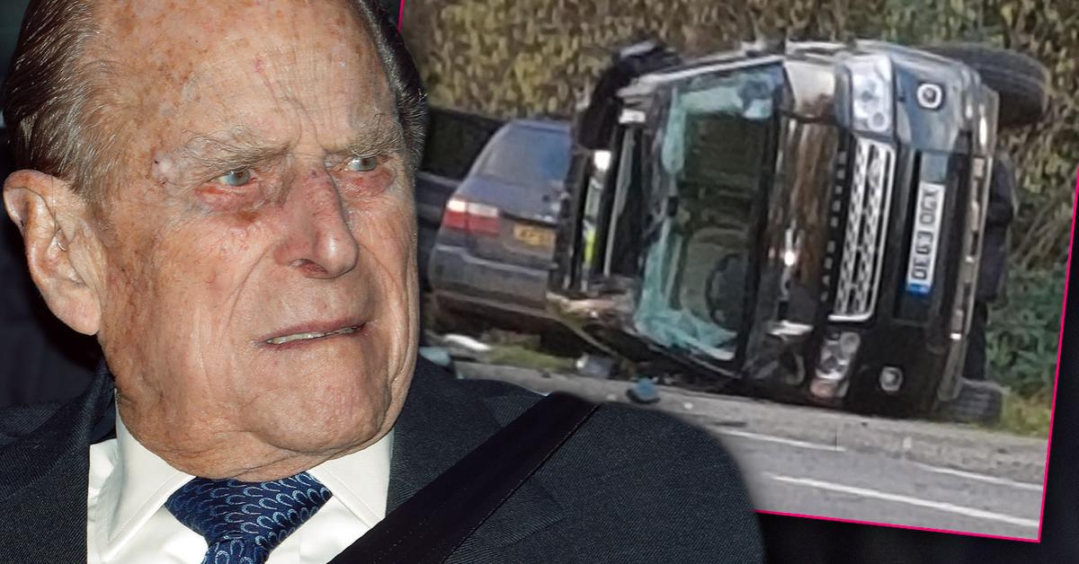 Prince Philip Was ‘Shocked’ & ‘Disoriented’ After Car Crash